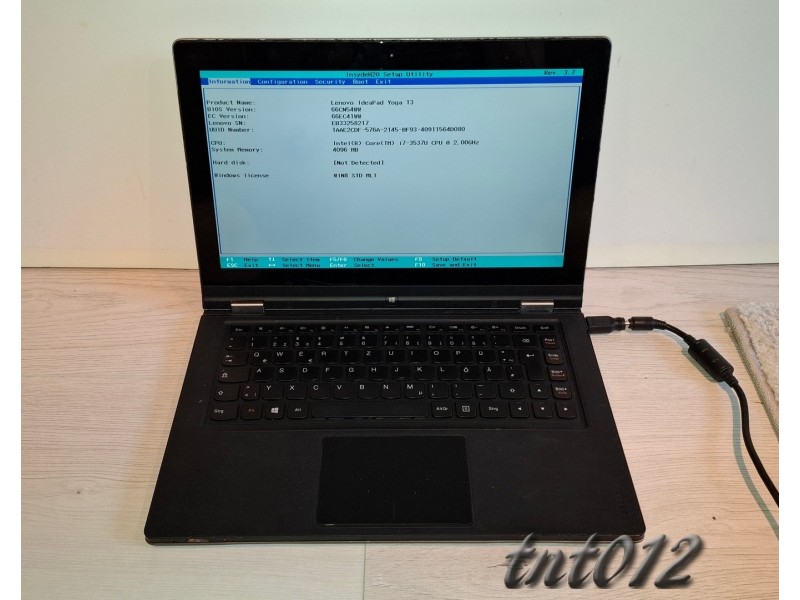 == LENOVO Yoga 13= Intel i7-3537U= 4Gb= 13,36 LED ==