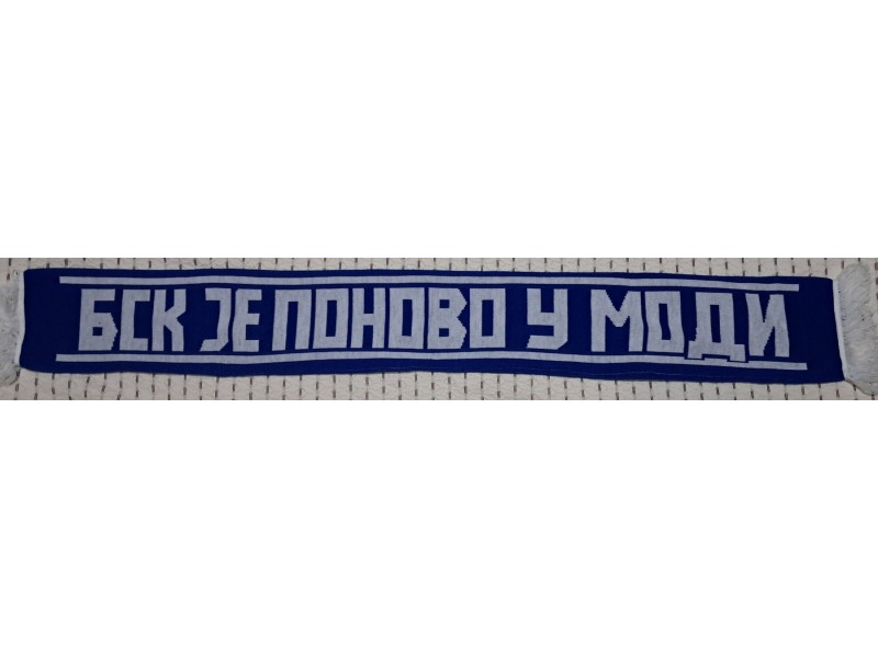Navijački šal BSK je ponovo u modi
