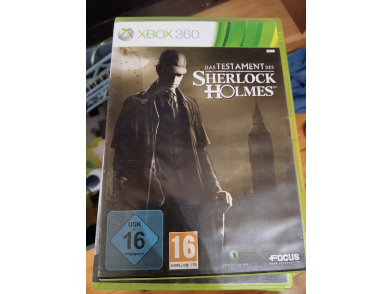 xbox 360 sherlock holmes
