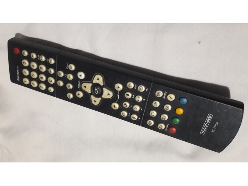 Daljinski upravljač master tv, Konig RC 71100