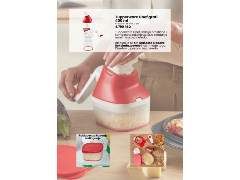 TUPPERWARE MAŠINICA ZA MLEVENJE ORAHA