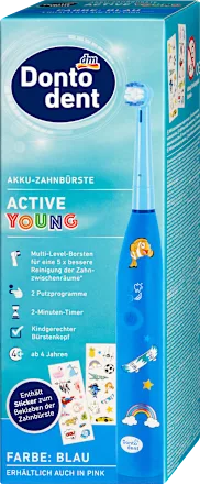 Dontodent
ACTIVE Young električna četkica za zube, plava, 1 kom
