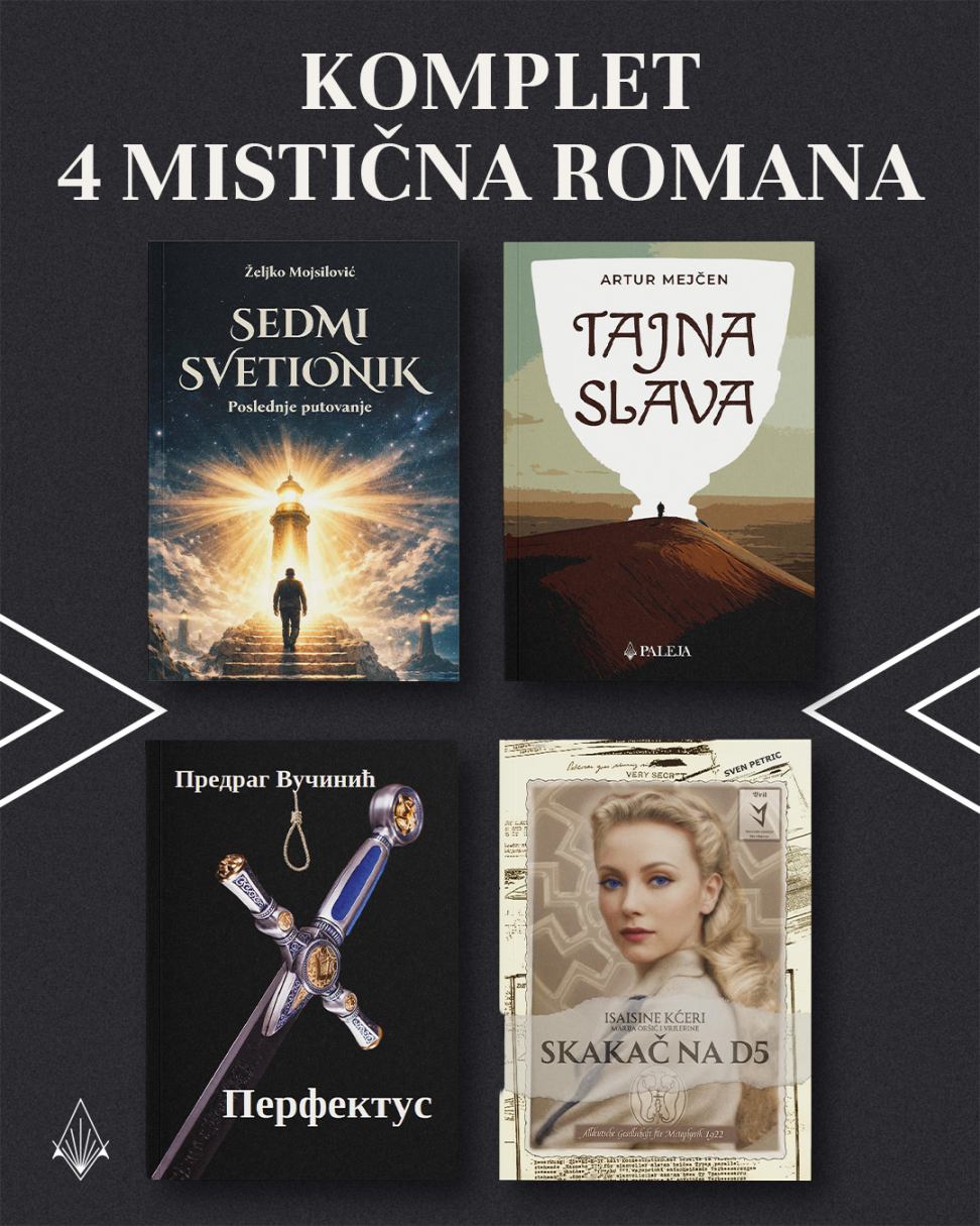 KOMPLET 4 PALEJINA MISTIČNA ROMANA