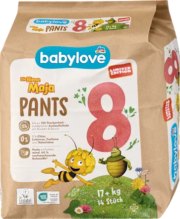 babylove
Eko pelene gaćice, veličina 8 (17+kg), 14 kom