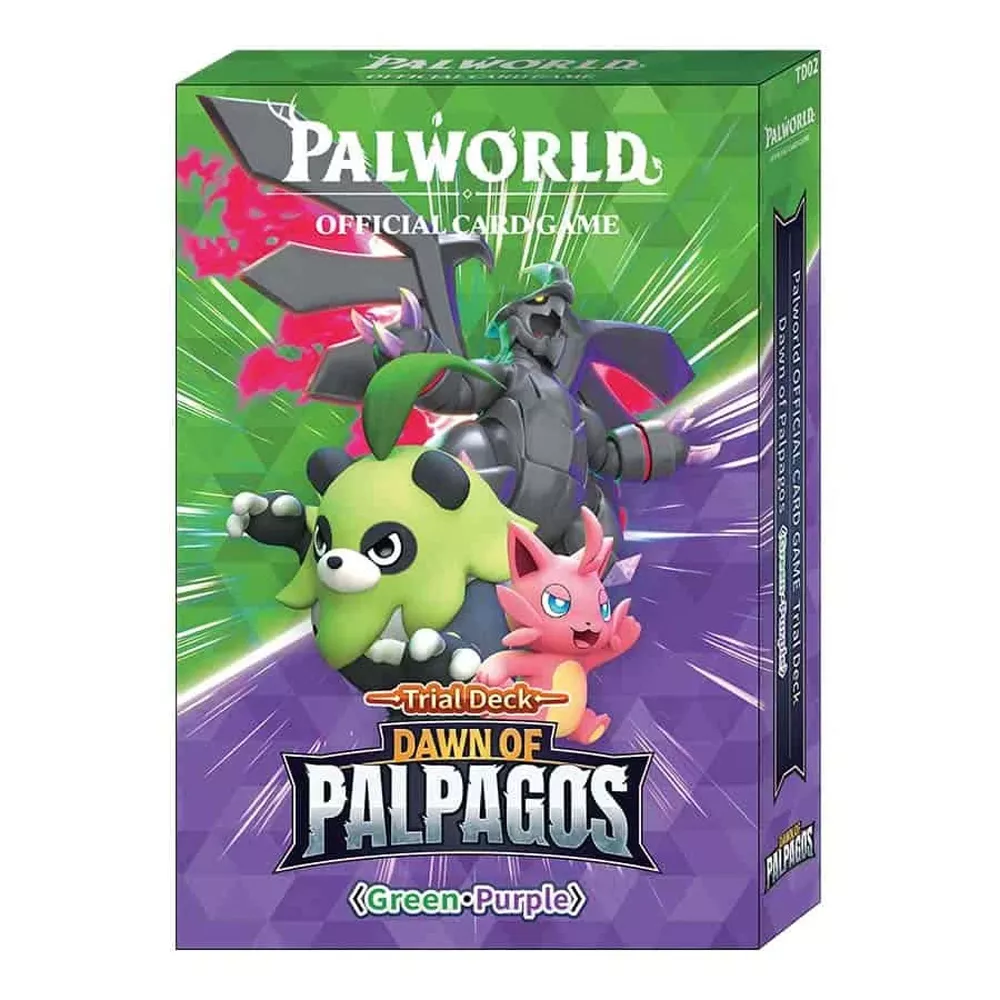 Palworld TCG: Trial Deck Palworld TD02 Dawn of Palpagos Green-Purple (Single pack)