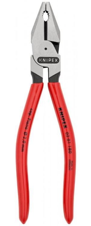 Ojačana Knipex kombinovana klešta 180mm (02 01 180)