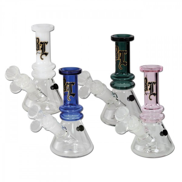 Black Leaf Mini-Bubbler Bong 155mm