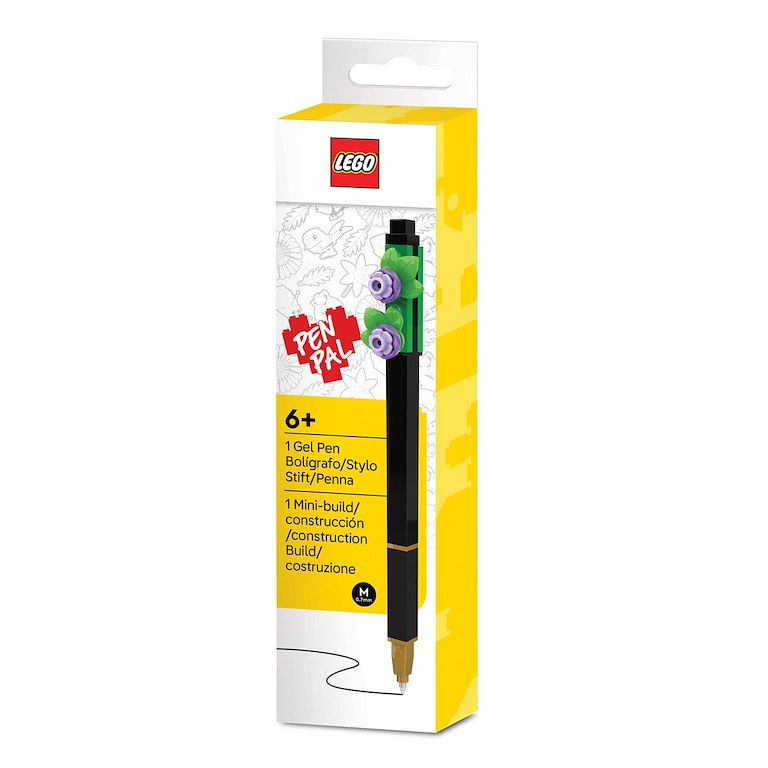 LEGO gel olovka sa kockicama: Cvet boje lavande 53701ID: EK000883266