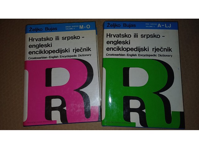 Hrvatsko ili srpsko-engleski enciklopedijski rječnik
