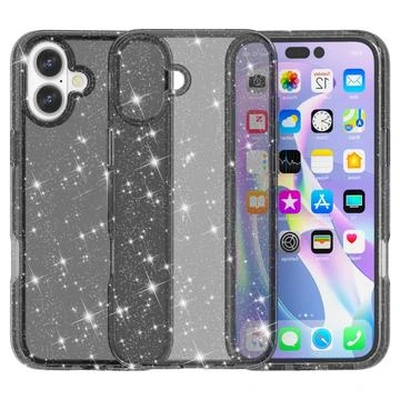 IPHONE 16 STYLISH GLITTER SERIES HIBRIDNA MASKA