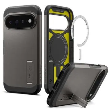 GOOGLE PIXEL 11 PRO XL SPIGEN TOUGH ARMOR MAG CASE - GUNMETAL
