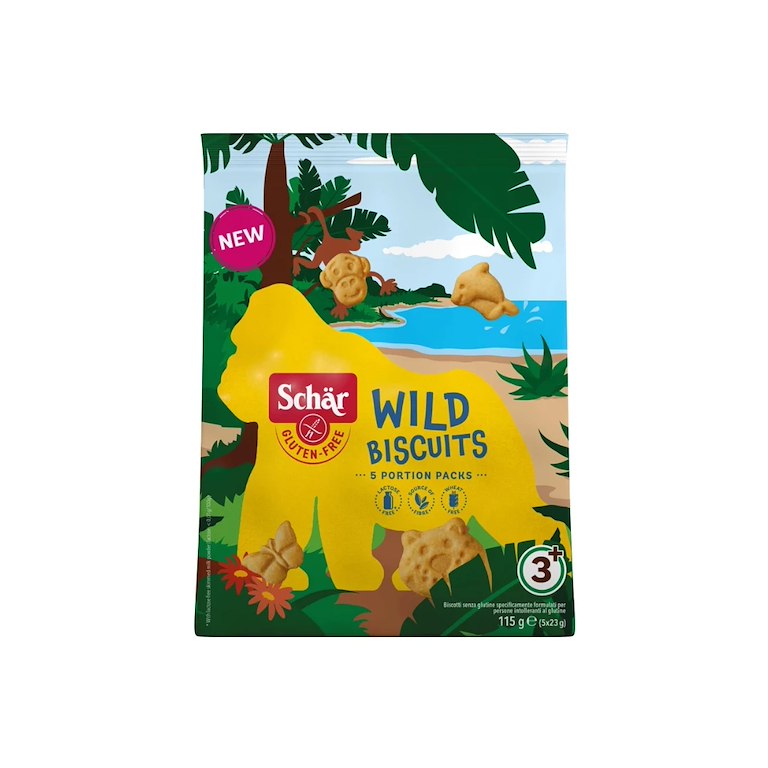 Schär Keks Bez Glutena WILD BISCUITS 115 g