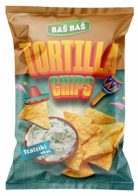 ČIPS TORTILJA TZATZIKI BAŠ BAŠ 125G