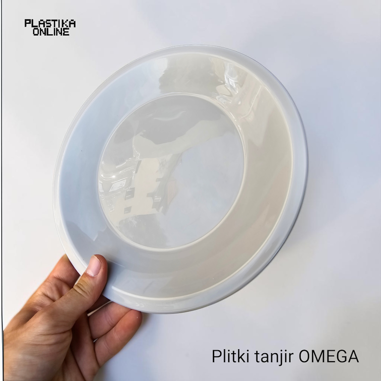 Plastični plitki tanjir OMEGA R23,5cm
