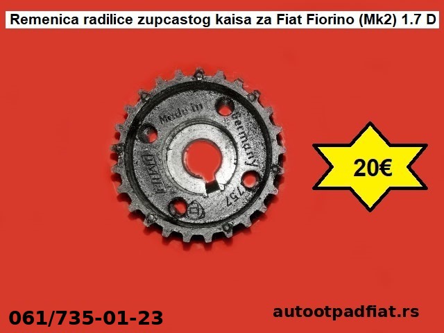 REMENICA RADILICE ZUPCASTOG KAISA ZA FIAT FIORINO (MK2) 1.7 D