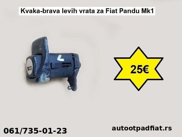 KVAKA-BRAVA LEVIH VRATA ZA FIAT PANDU MK1