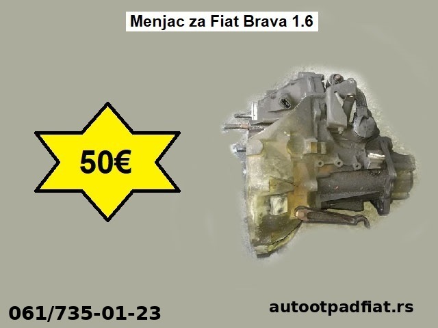 MENJAC ZA FIAT BRAVA 1.6