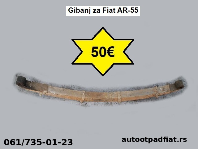 GIBANJ ZA FIAT AR 55