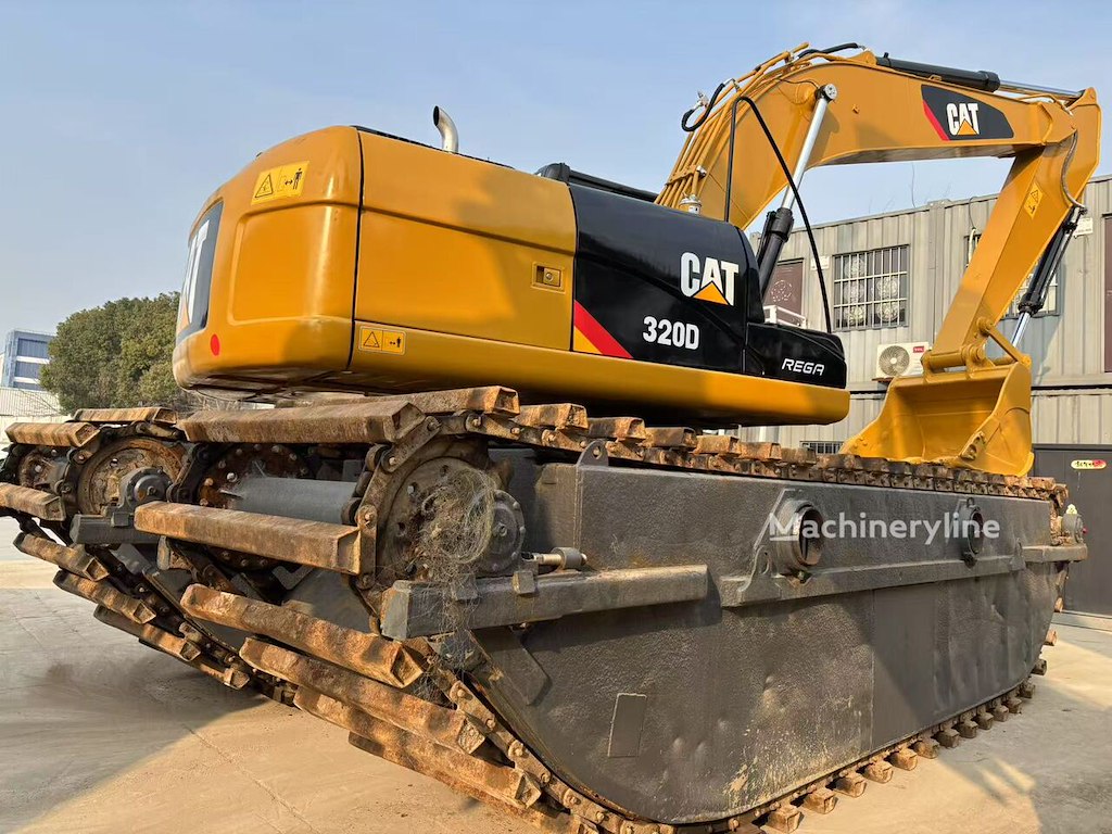 Caterpillar 320D bager amfibija
