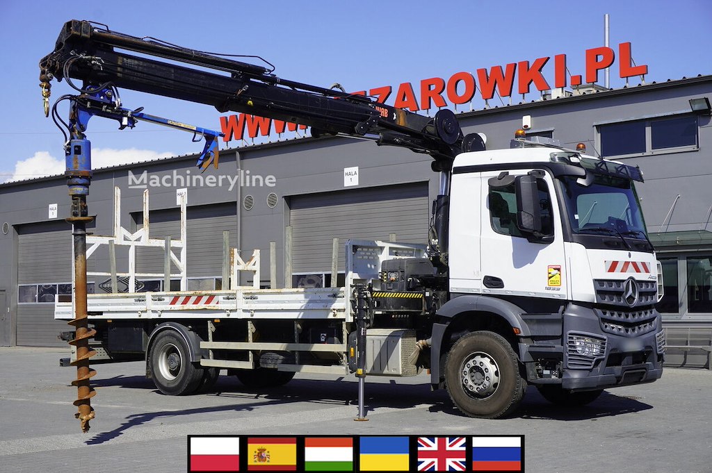 Mercedes-Benz Arocs 1833 4×2 / 50 tho. km! / HIAB X-HIPRO 192 ES-3 crane / rem autodizalica