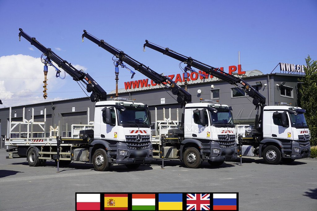 Mercedes-Benz Arocs 1833 4×2 / 50 tho. km! / HIAB X-HIPRO 192 ES-3 crane / rem autodizalica