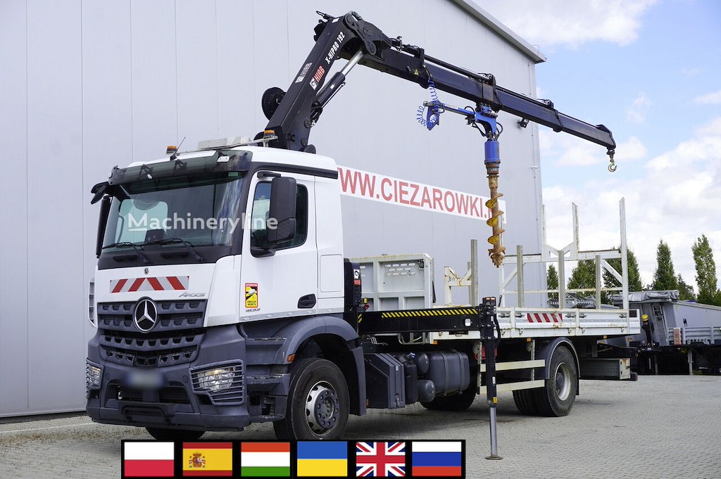 Mercedes-Benz Arocs 1833 4×2 / 50 tho. km! / HIAB X-HIPRO 192 ES-3 crane / rem autodizalica