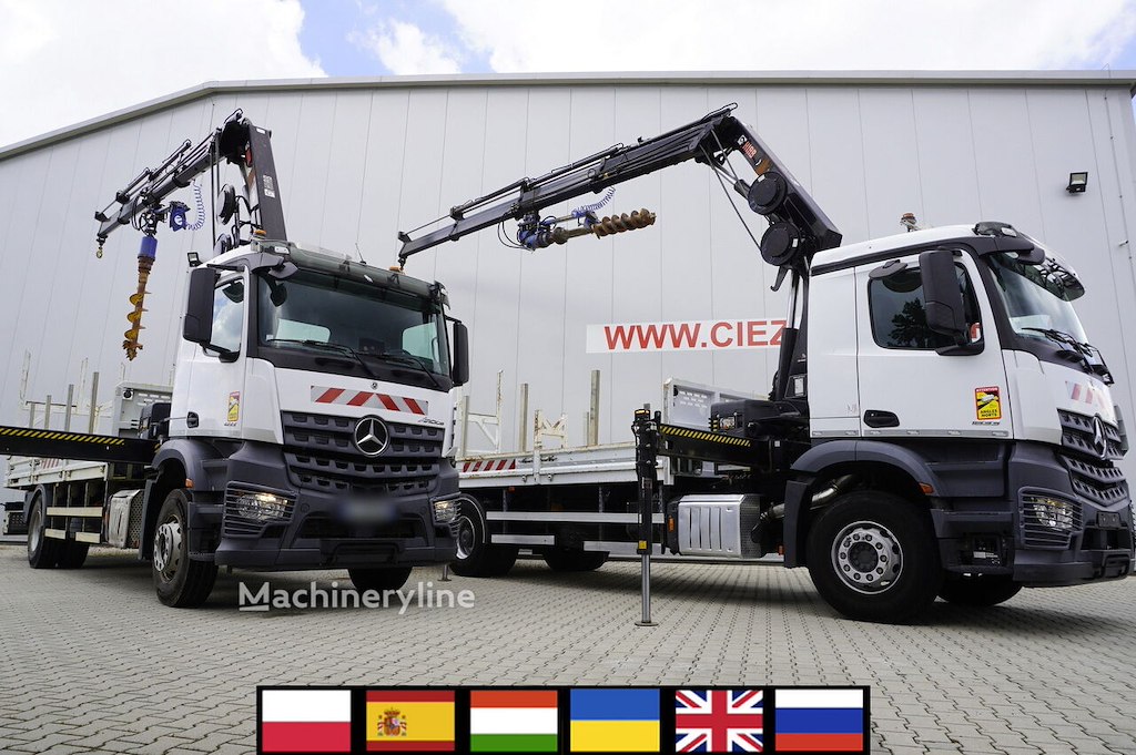 Mercedes-Benz Arocs 1833 4×2 / 50 tho. km! / HIAB X-HIPRO 192 ES-3 crane / rem autodizalica