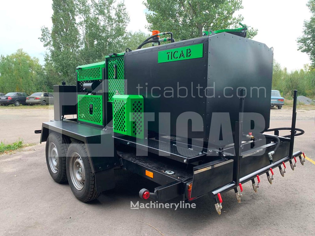 Nova TICAB Asphalt Sprayer 750 L and Crack Filler 120 L from Manufacturer prikolica za rasipanje asfalta