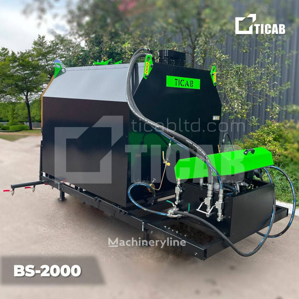 Nova TICAB Manufacturer Bitumen Emulsion Sprayer 2000 L / Bitumen spreader prikolica za rasipanje asfalta