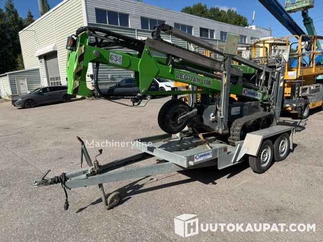 Prodaje se Leguan 125 M1 TRD, 2018 + Te-Ho transport trailer, Tampere hidrauličnu zglobnu platformu na aukciji
