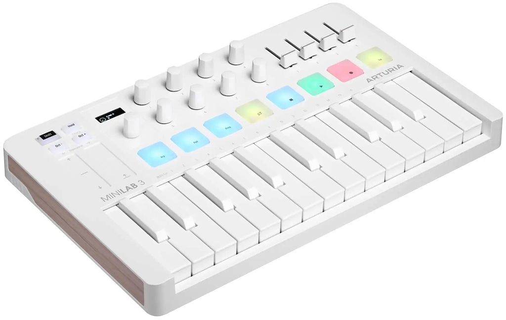 Arturia MiniLab 3 Alpine White MIDI kontroler