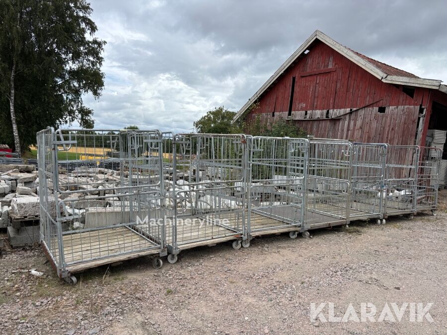 Prodaje se Rullcontainer / Vedbur 7st mrežasti kontejner na aukciji
