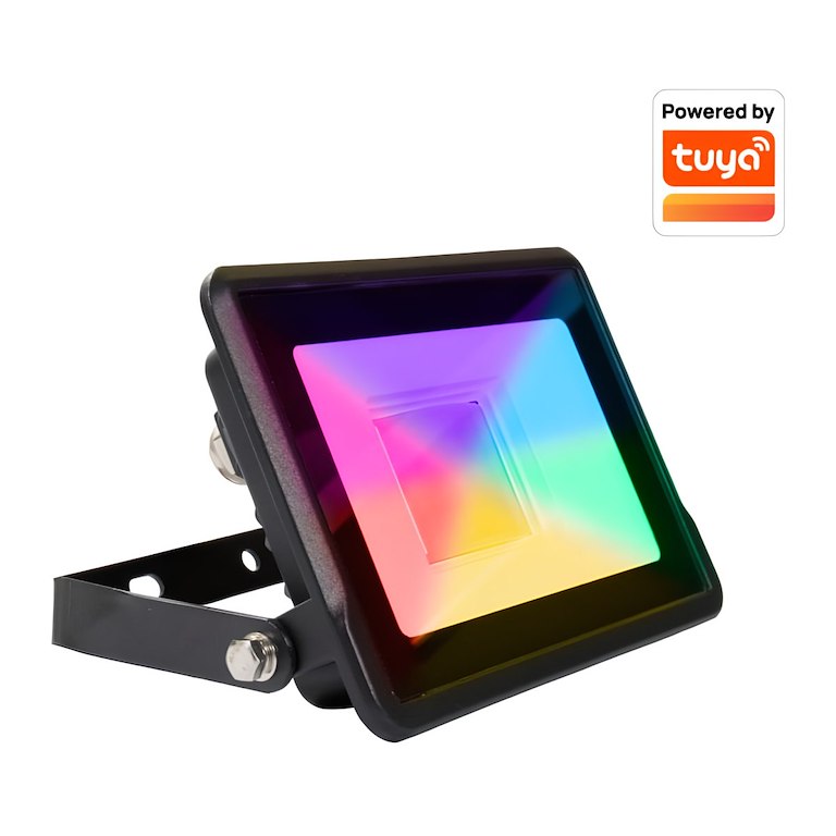 PROSTO RGB + CCT smart LED reflektor 20W crni LRT-RGBW-20/BK