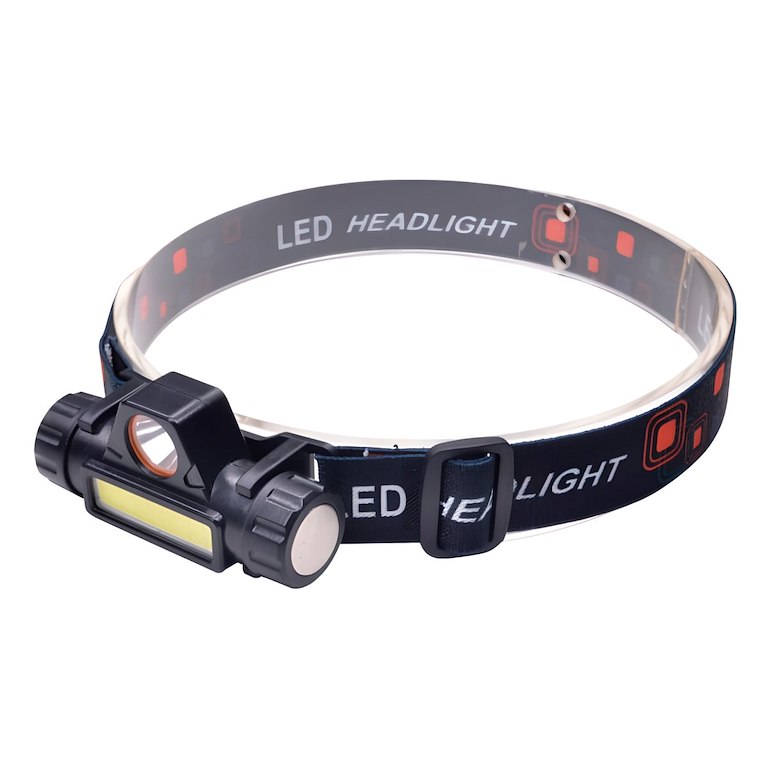 Prosto NL6607A naglavna punjiva LED lampa 130 lm, XPE + COB