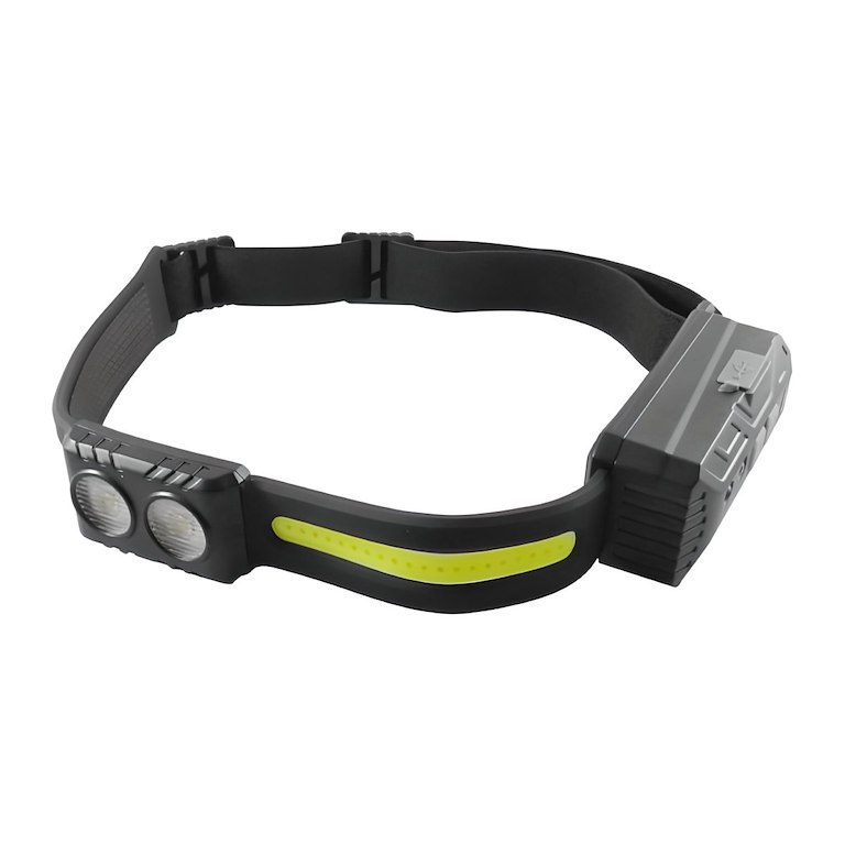 Prosto naglavna punjiva LED lampa 250 lm, COB + XPE, USB (YW17408-3767)