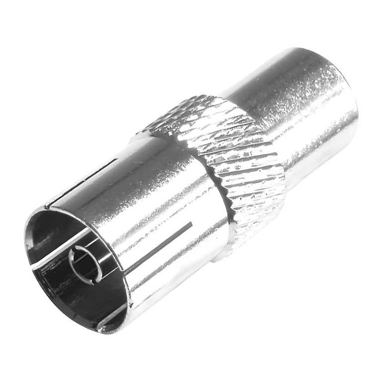 Koaksijalna antenska utičnica navrtna za RG6 metalna FST2