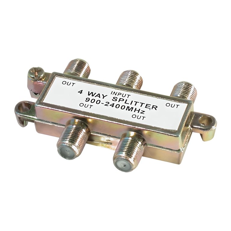 F satelitski razdelnik 1 na 4 metalni 900-2400 MHz TSP1913