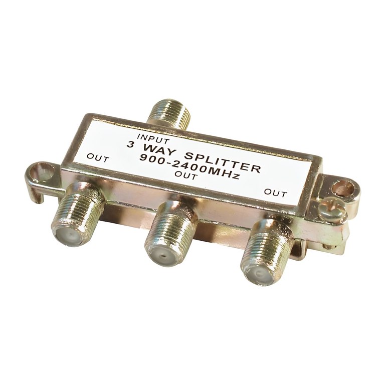 F satelitski razdelnik 1 na 3 metalni 900-2400 MHz TSP1911