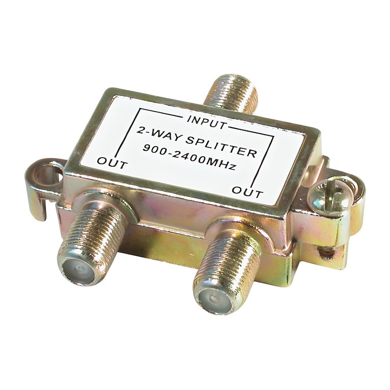 F satelitski razdelnik 1 na 2 metalni 900-2400 MHz TSP1910