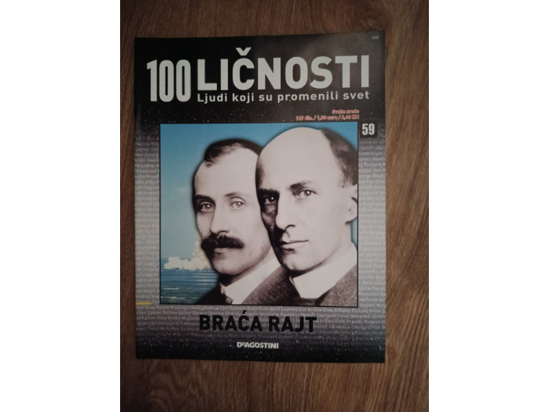 Casopis 100 LICNOSTI br.59 -BRACA RAJT