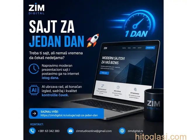 SAJT ZA JEDAN DAN