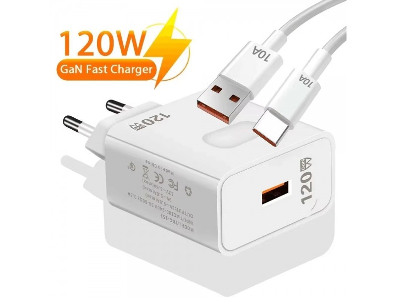 Super brzi USB punjač mobilnog telefona 120W u BG i PA