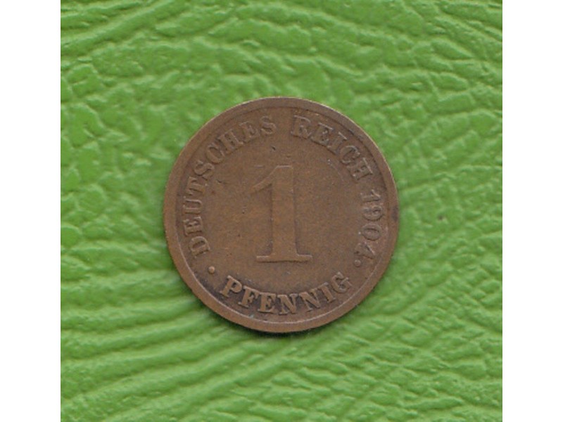 D.REICH.1.PFENNIG.1904.J.