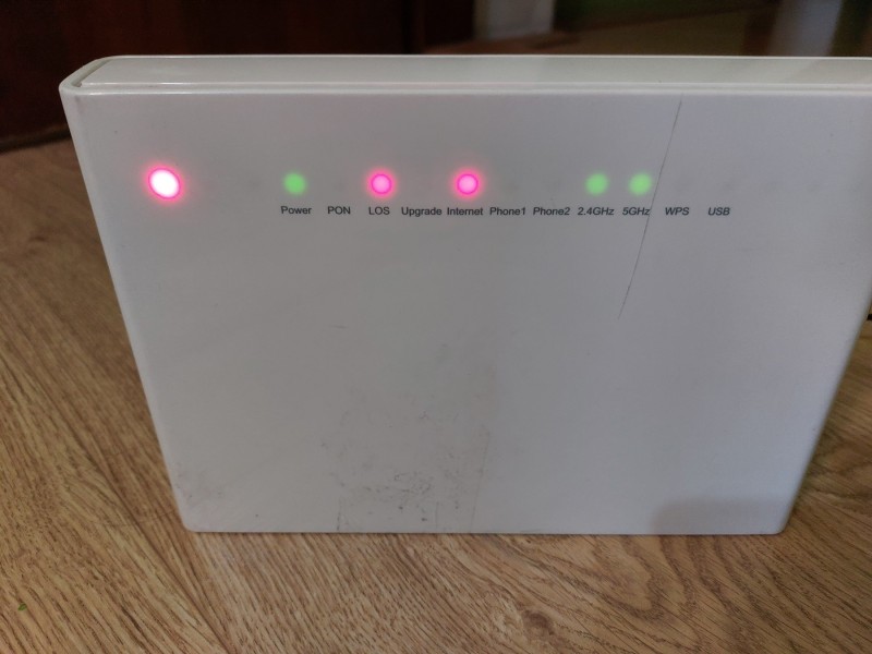 ZTE ruter model ZXHN F680