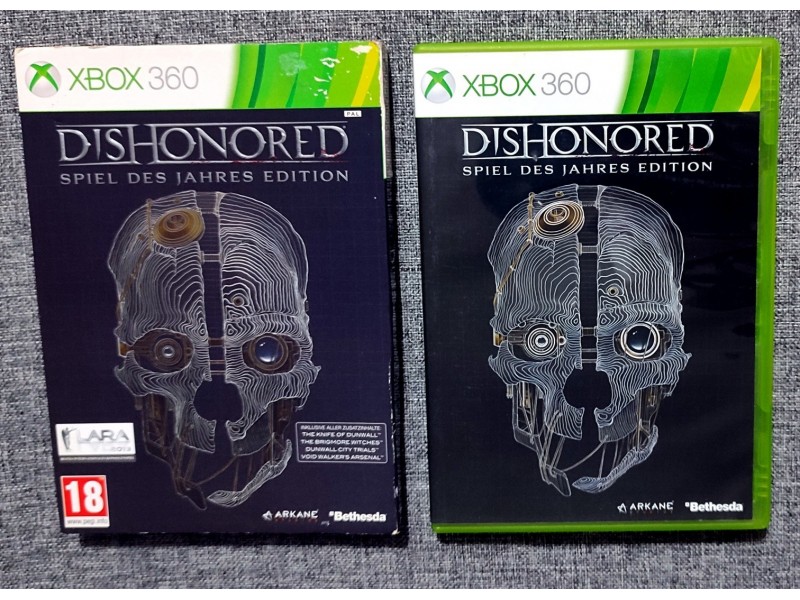 DISHONORED game of the year edition 2xcd - XBox 360