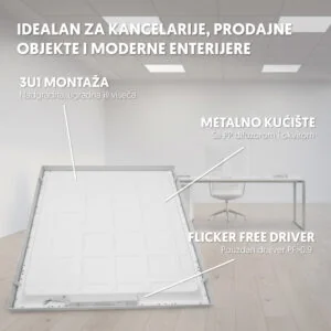 LED panel 48W 6500K