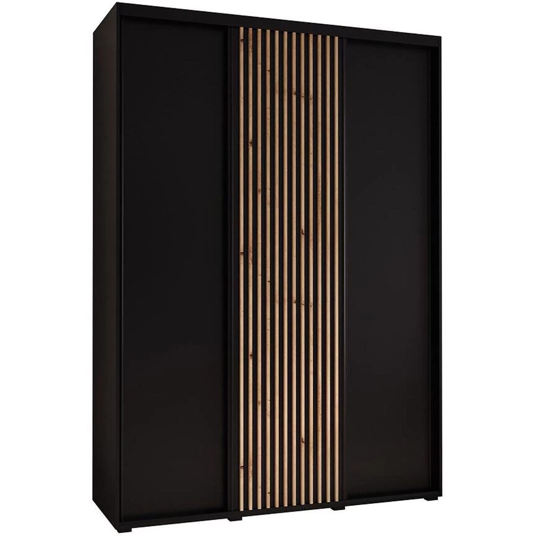 Lanko klizni ormar 170x60x235,2 cm crna