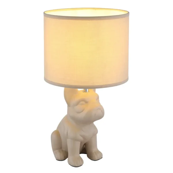 Globo Dogo 21741S | Stona lampa | siva | E27