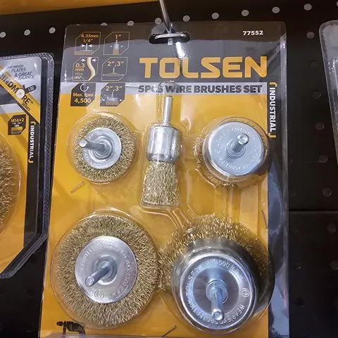 SET ŽIČANIH ČETKI TOLSEN