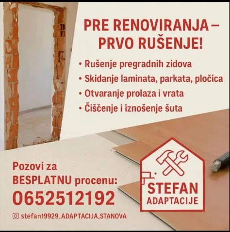 RUSENJE I IZNOS SUTA.
